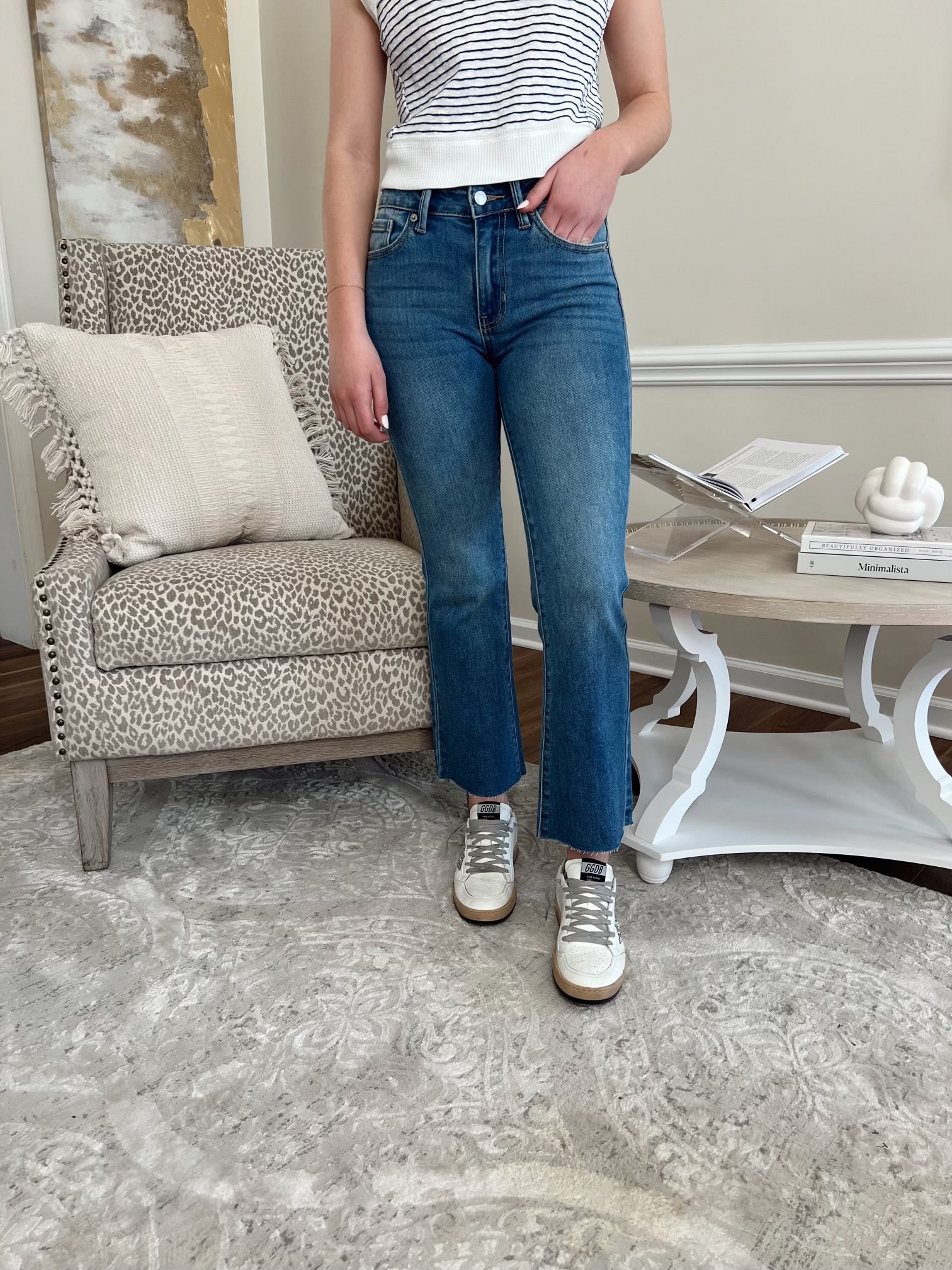 Cora Cropped Flare Jean – the statement society